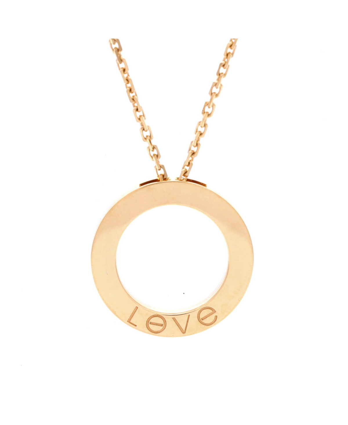 Click here for Pre-Owned Cartier Love Pendant Necklace - 18k yell... prices