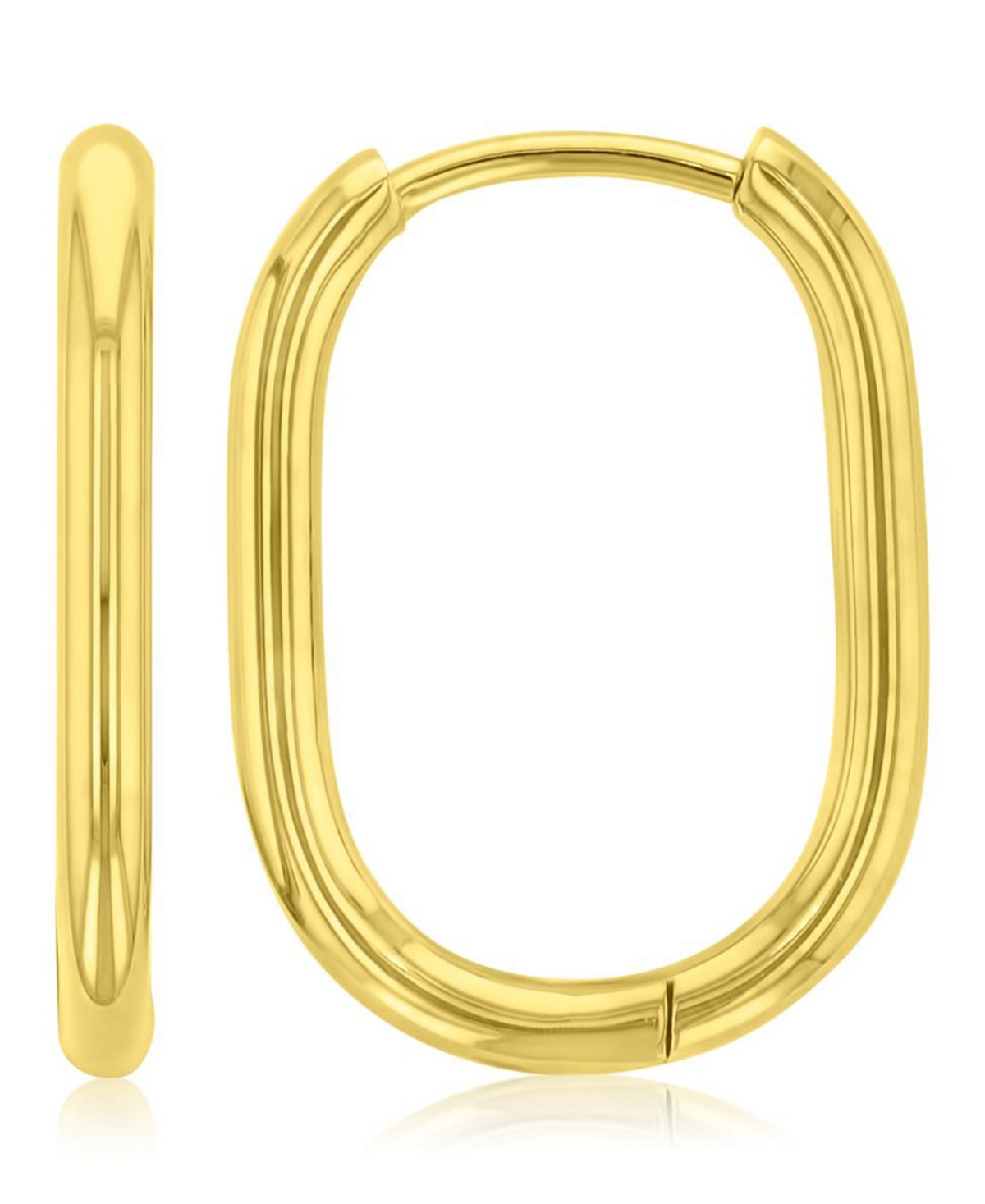 Click here for Roxy Waterproof Yellow 20mm Oval Hoop Earrings - Y... prices