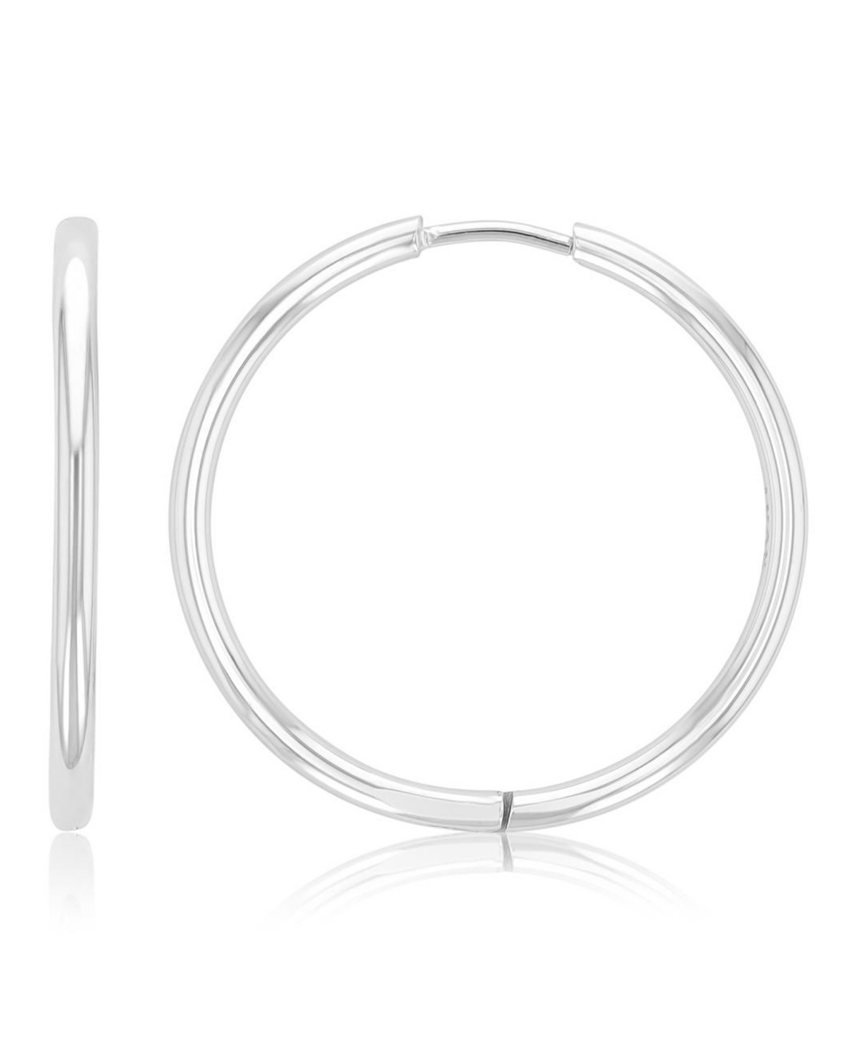 Click here for Roxy Waterproof Yellow 28mm Hoop Earrings - Platin... prices