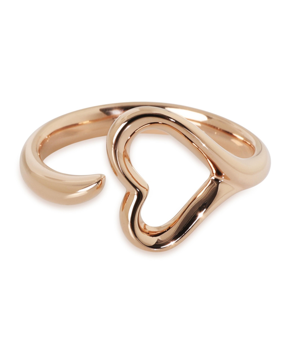 Click here for Tiffany & Co. Rose Gold Elsa Peretti Open Heart Ri... prices