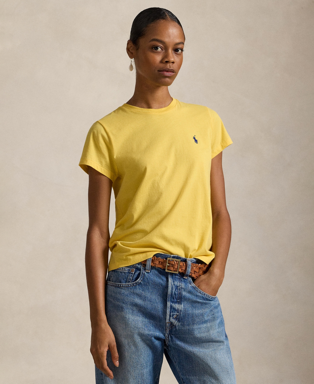 Click here for Polo Ralph Lauren Womens Crewneck T-Shirt - Colleg... prices