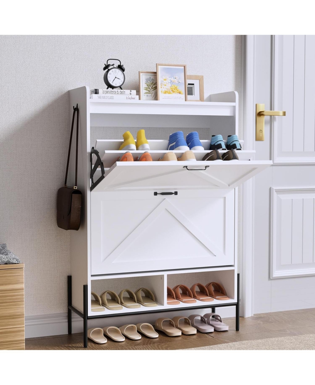 Click here for gaomon Shoe Cabinet with 2 Flip Drawers  Narrow Fr... prices
