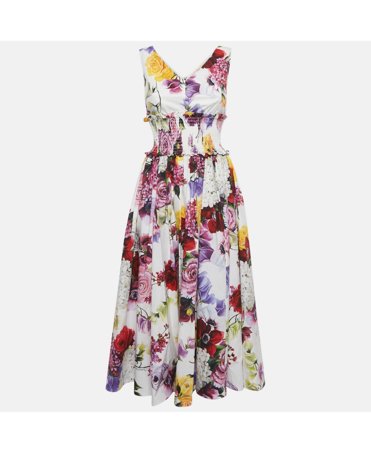 Click here for Pre-Owned Dolce & Gabbana Womens White Floral Prin... prices