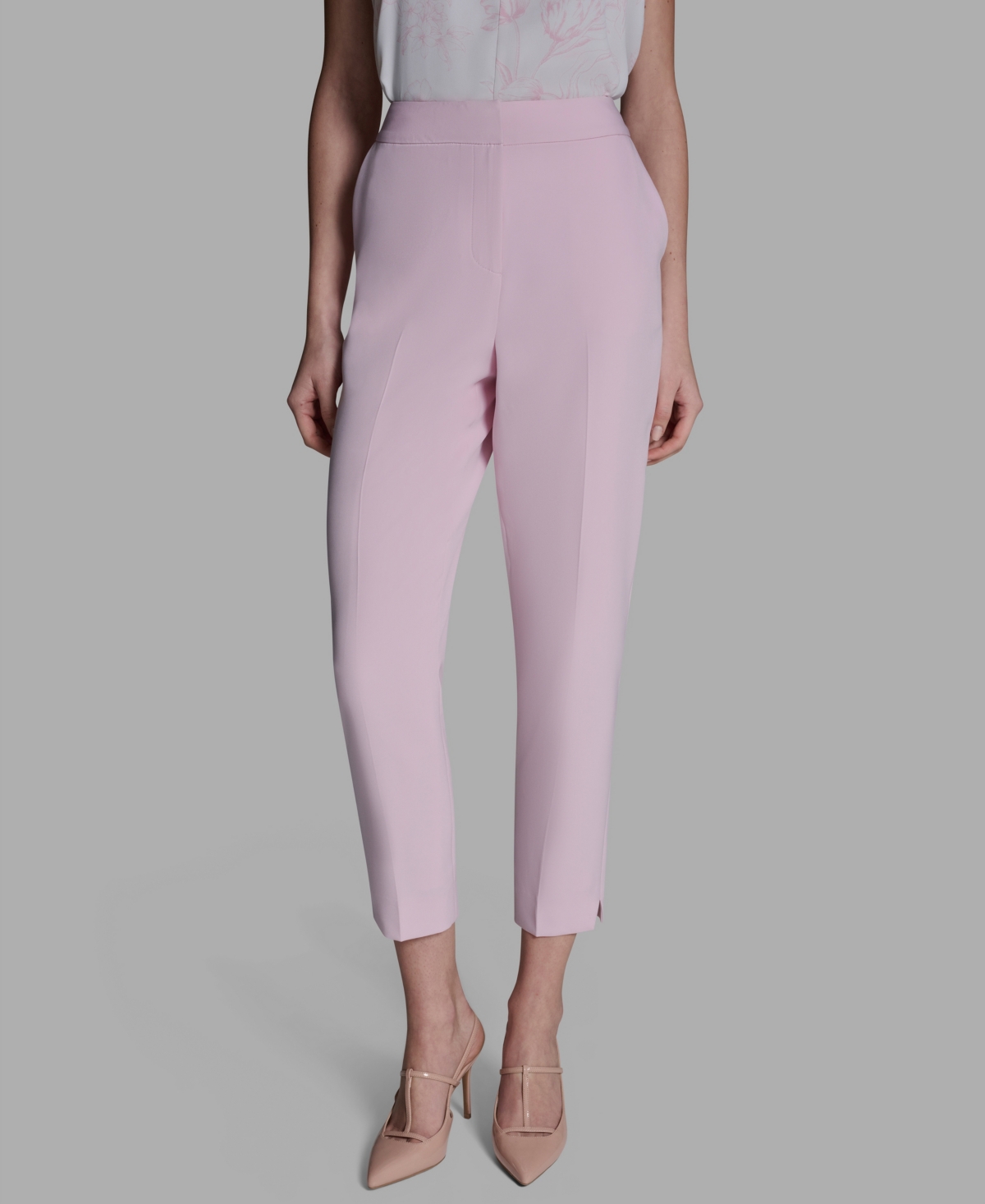 Click here for Bcbg Womens Mid-Rise Slim Pants - Blush Mirage prices