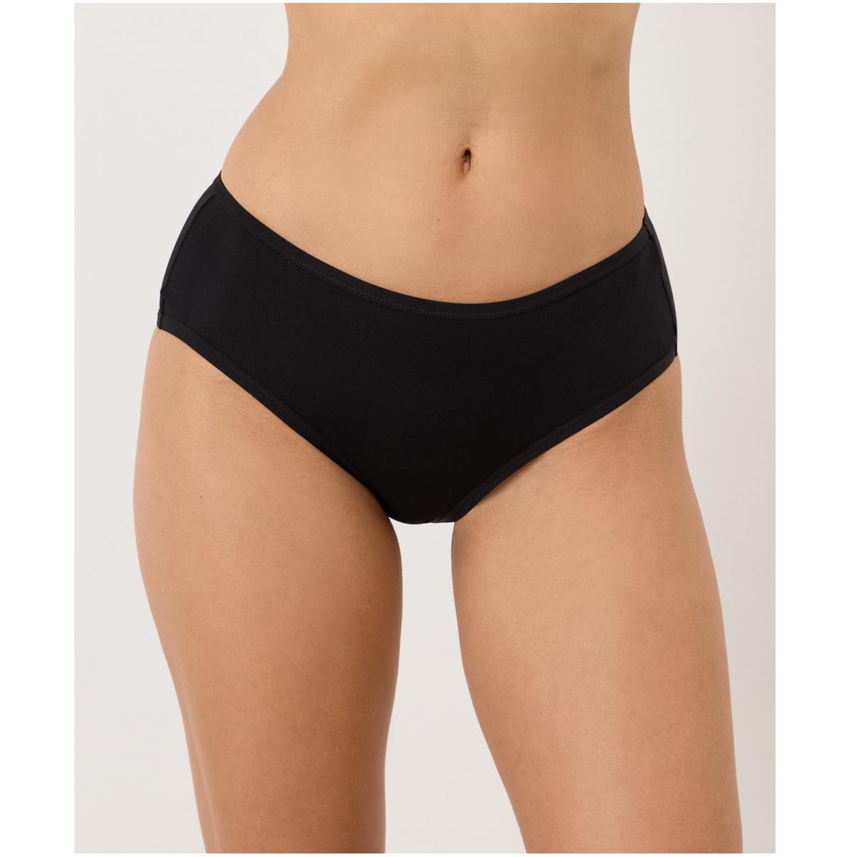 Click here for Pact Womens Everyday Mid Rise Hipster 5-Pack - Bla... prices