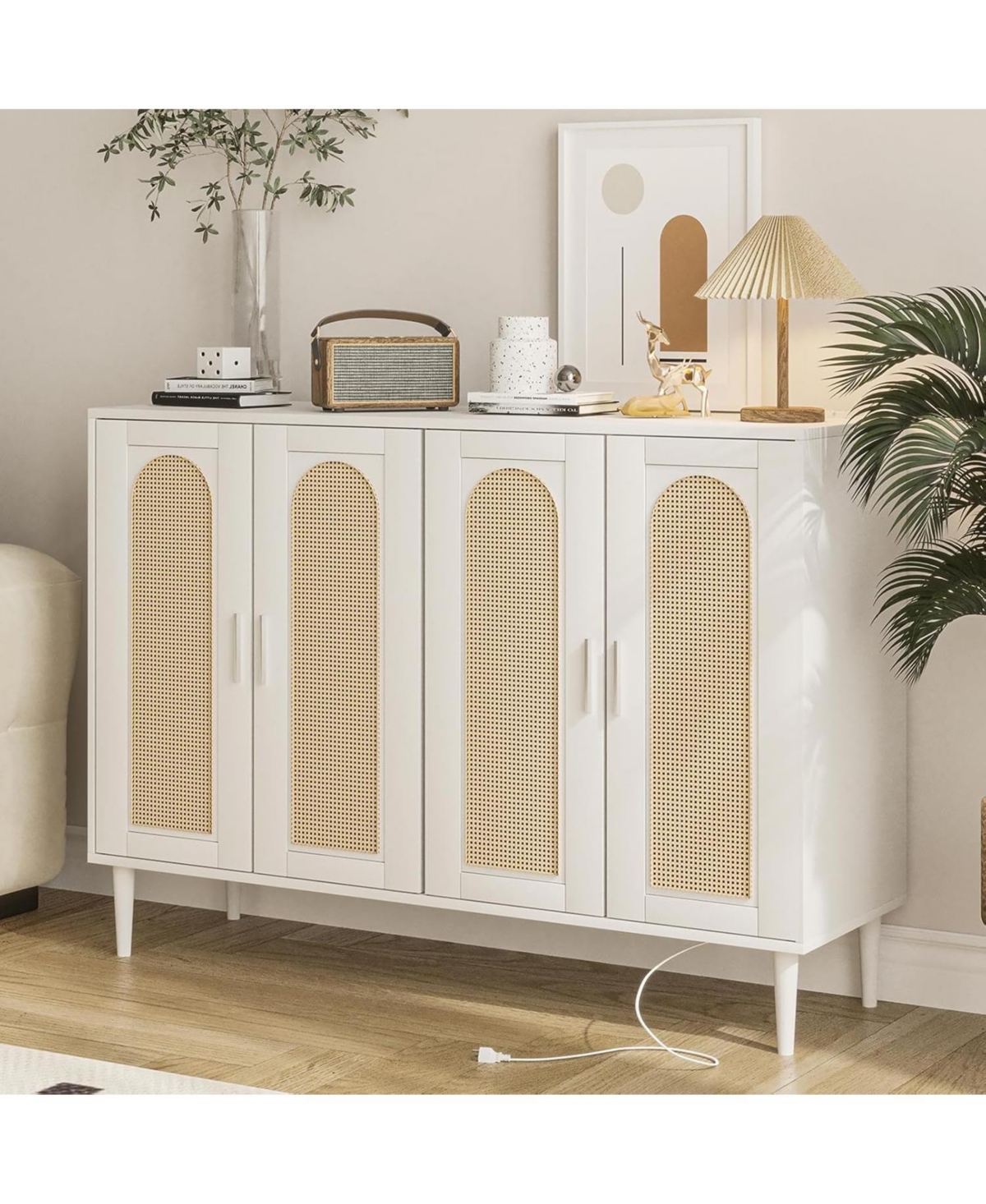 Click here for gaomon Rattan Buffet Cabinet with Storage Sideboar... prices