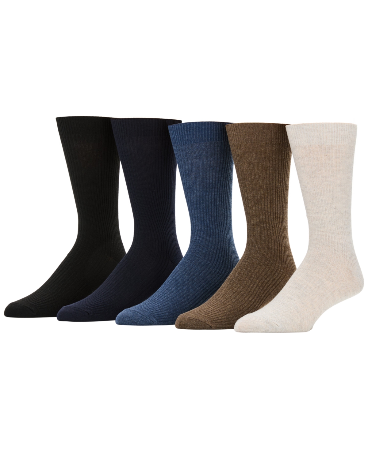 Click here for Perry Ellis Portfolio Mens 2X1 Solid Rib Crew Sock... prices