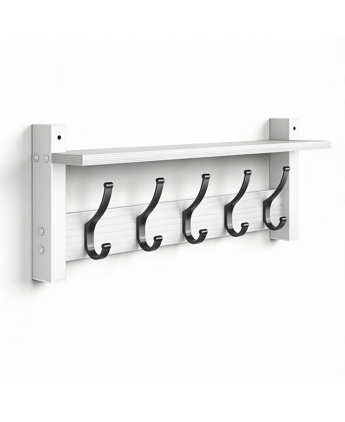 Click here for Yigii Vintage 5-Hook Wall Rack with Shelf for Coat... prices