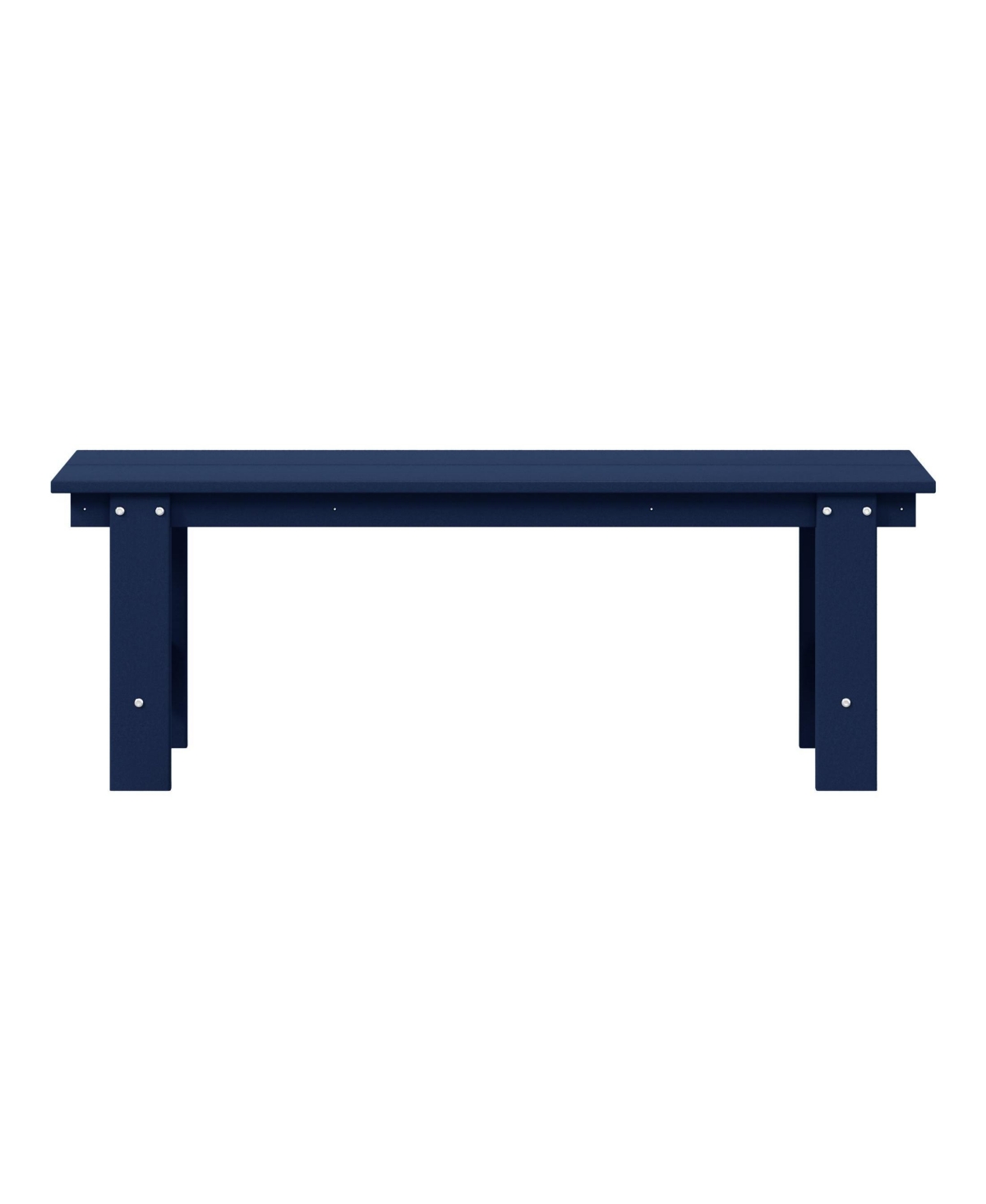 Click here for Outdoor Hdpe 48 Modern Backless Patio Bench - Navy... prices