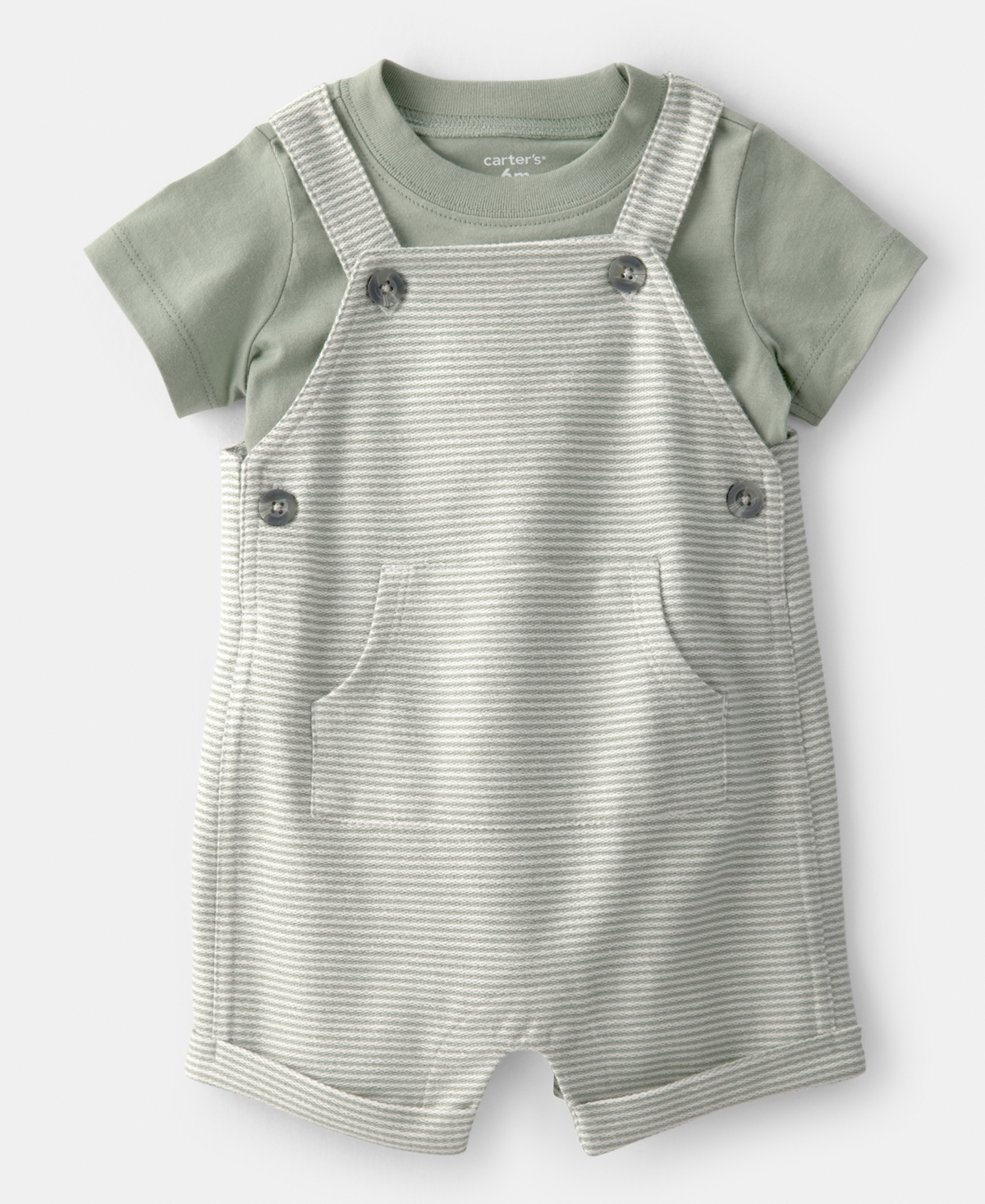 Click here for Carters Baby Boys Striped Top & Shortall  2-Piece... prices