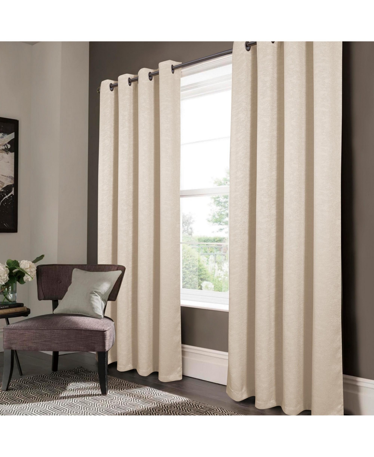 Click here for Olivia Gray San Juan Embossed Blackout Grommet Sin... prices