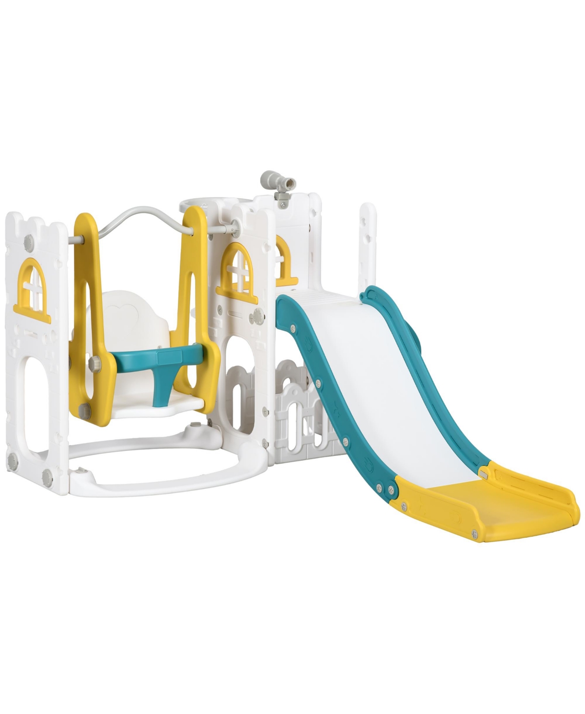 Click here for Hongge 6 in 1 Indoor Toddler Slide and Swing Plays... prices