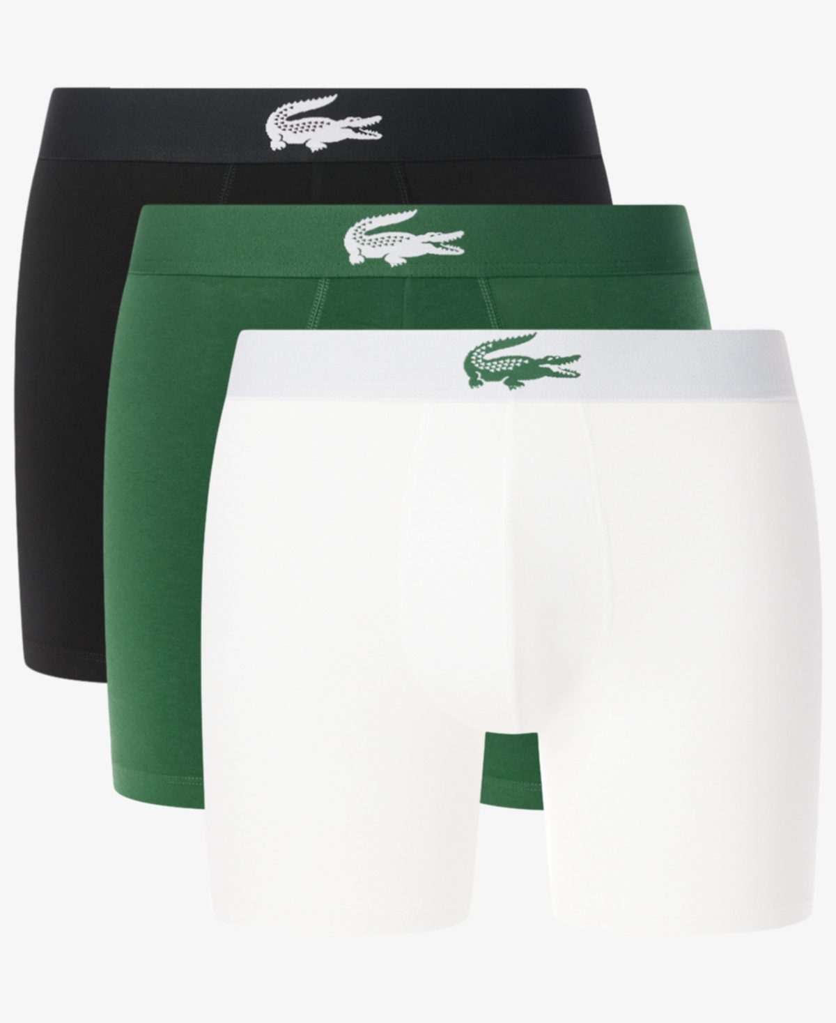 Click here for Lacoste Mens Regular-Fit Boxer Briefs  3-Pack - Wh... prices