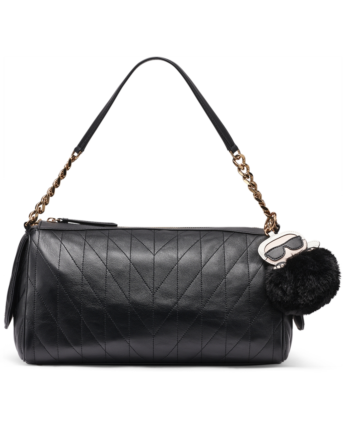 Click here for Karl Lagerfeld Paris Lafayette Medium Zip-Top Satc... prices