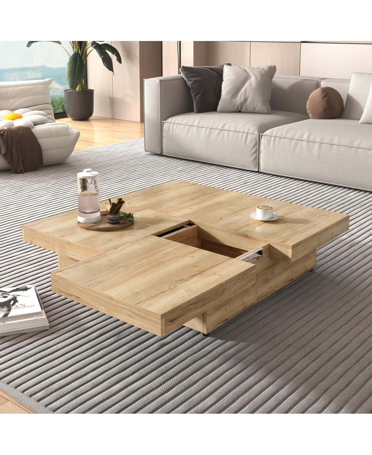 Click here for Streamdale Furniture Square Veneer Coffee Table Sl... prices