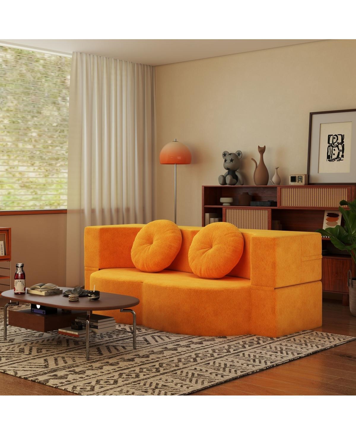 Click here for Streamdale Furniture Folding Sofa Bed with Pillow... prices