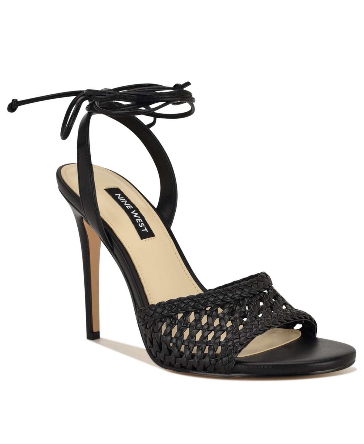 Click here for Nine West Womens Merta Stiletto Heel Sandals - Bla... prices