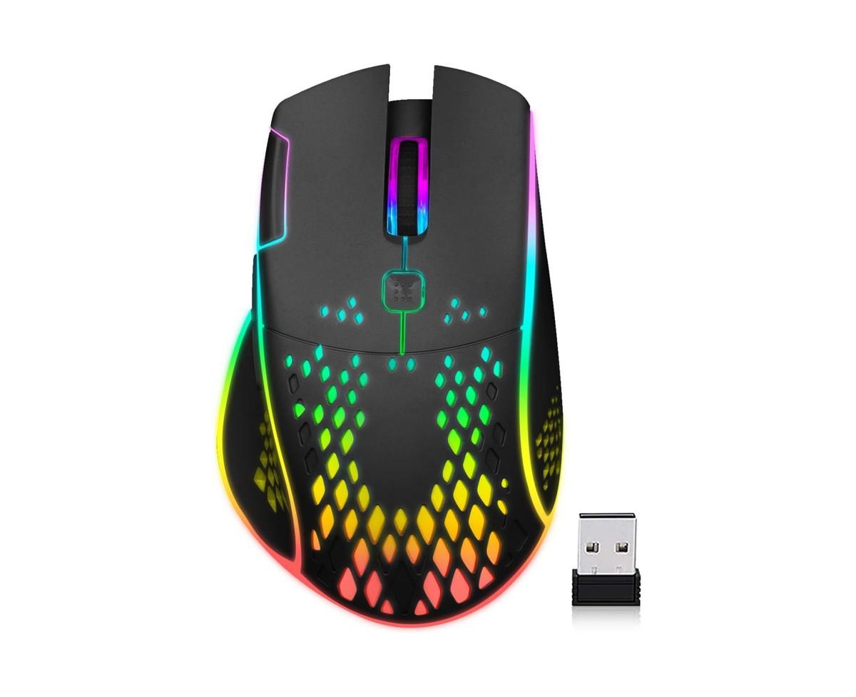 Click here for Risokeys Wireless Gaming Mouse with Rgb Lights - A... prices