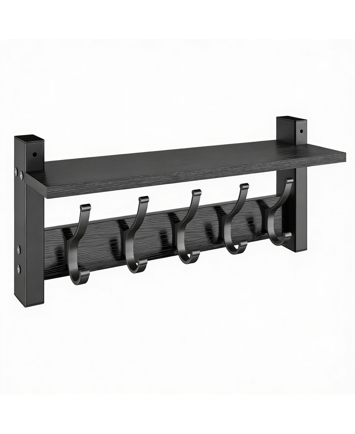 Click here for Yigii Wooden Coat Rack with Shelf  5 Hooks  55lbs... prices