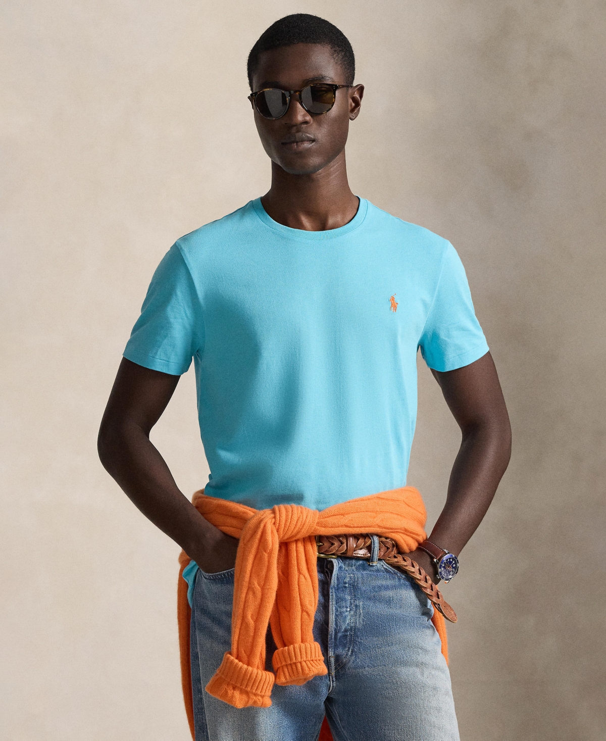 Click here for Polo Ralph Lauren Mens Classic Fit Crew Neck T-Shi... prices