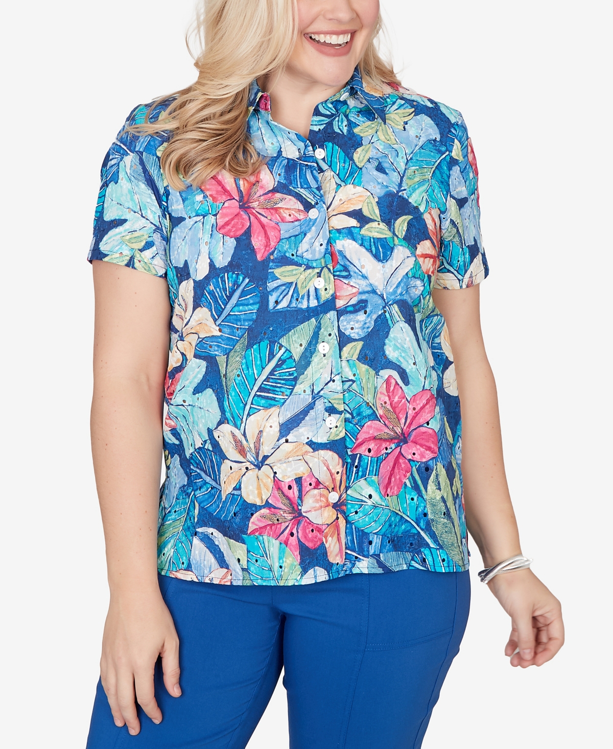 Click here for Alfred Dunner Petite The Royal Treatment Tropical... prices
