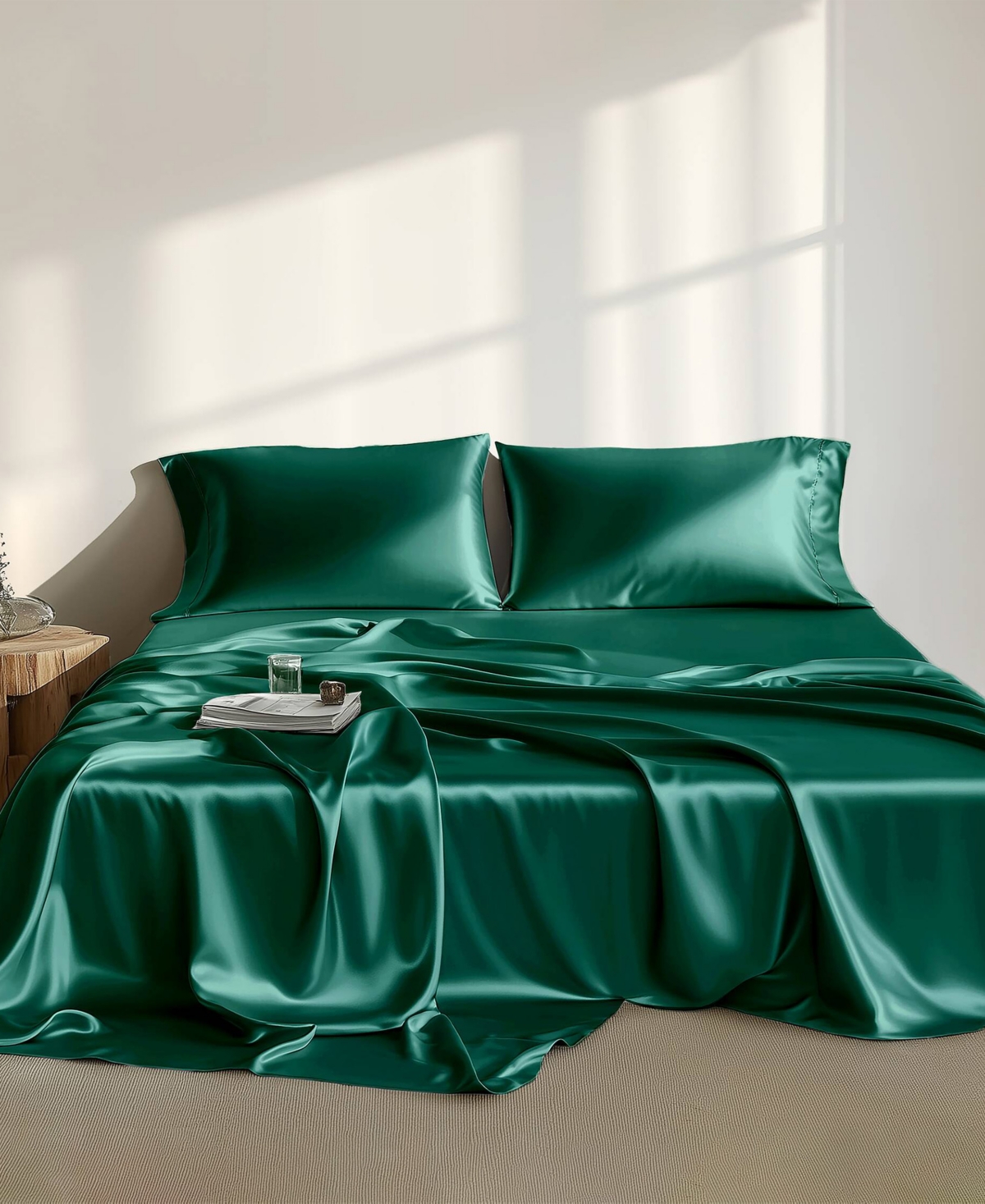 Click here for Madison Park Essentials Satin 6-Pc. Sheet Set  Que... prices