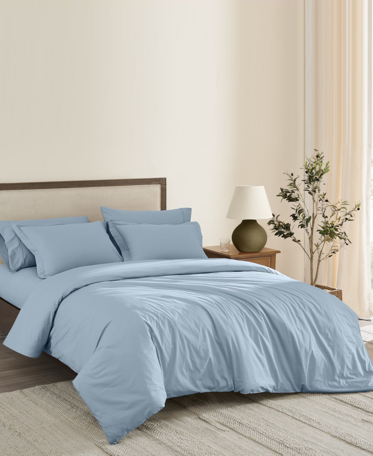 Click here for Brooklyn Loom Solid Cotton Percale 2-Pc. Duvet Cov... prices