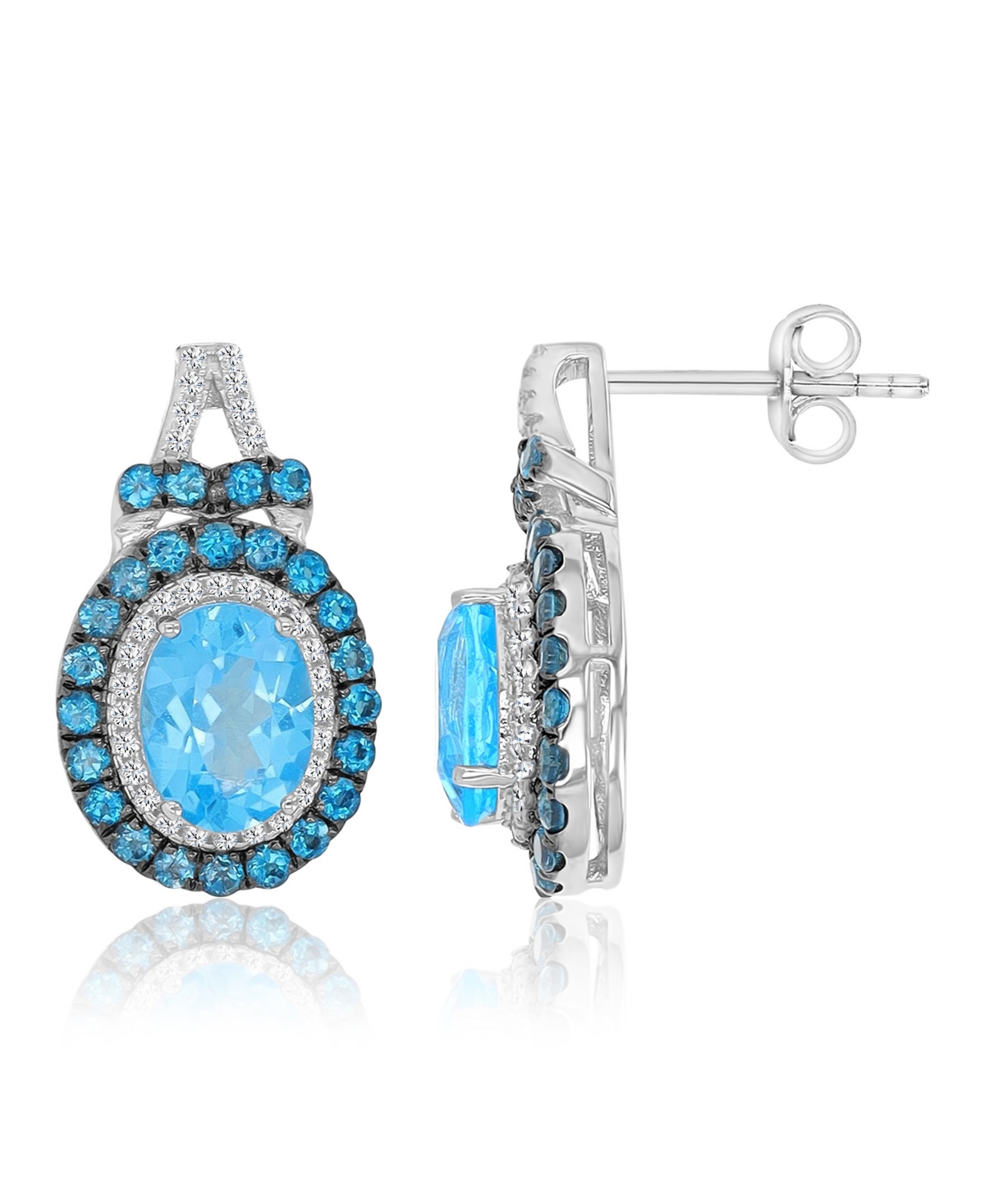 Click here for Macys Blue Topaz (1.44 ct. t.w.) & White Sapphire... prices