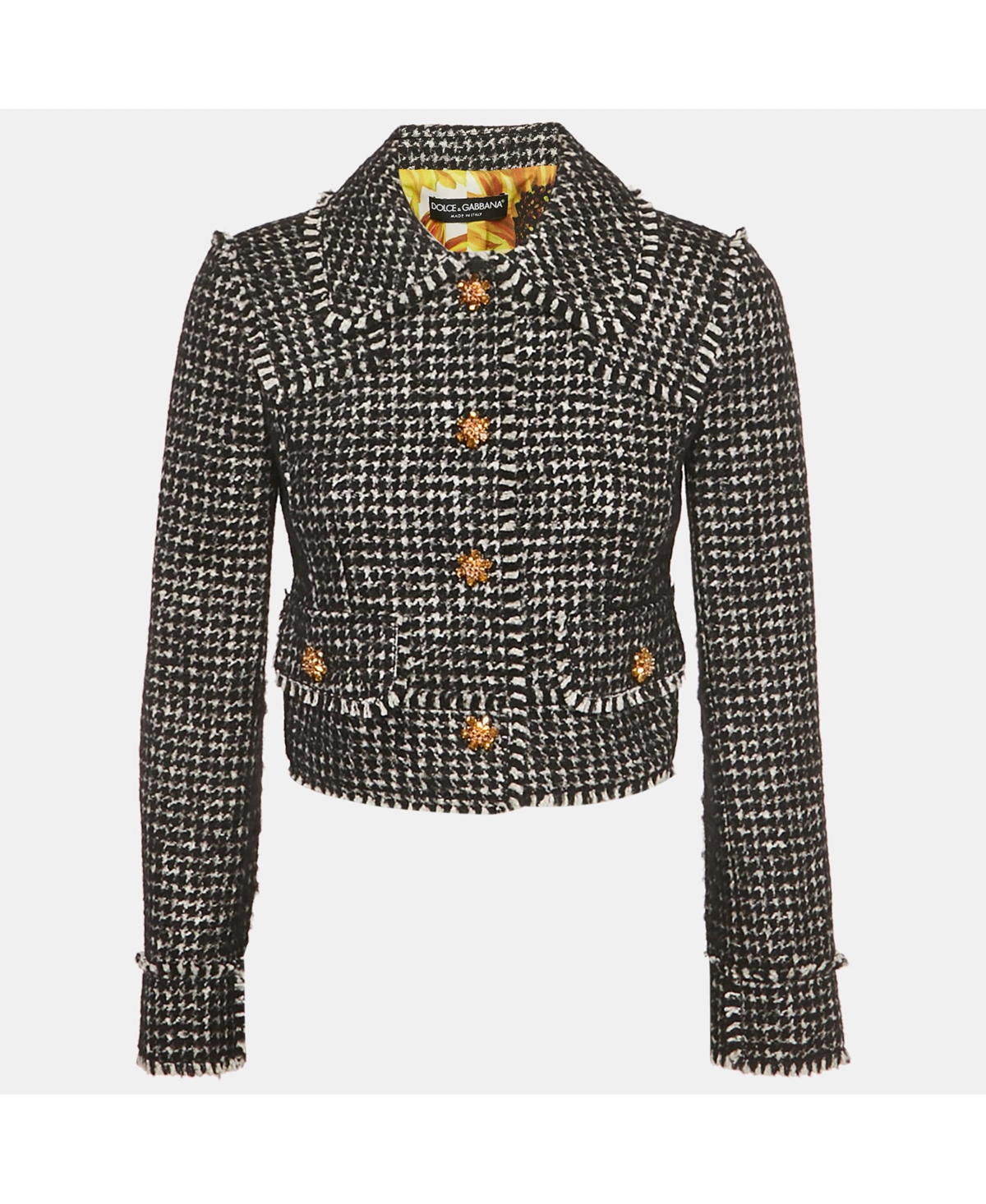 Click here for Pre-Owned Dolce & Gabbana Womens Black/white Tweed... prices