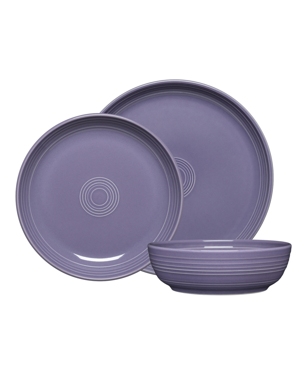 Click here for Fiesta Lavender Bistro 3-Pc. Place Setting Bowl Se... prices
