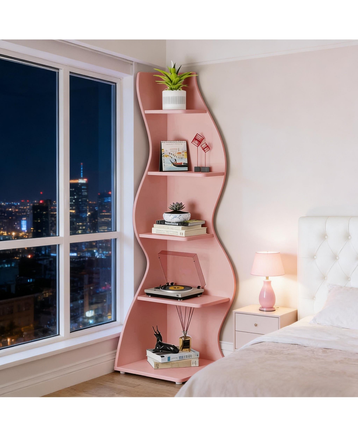 Click here for Cesicia 5-Tier Corner Shelf with Sea Grass Design... prices