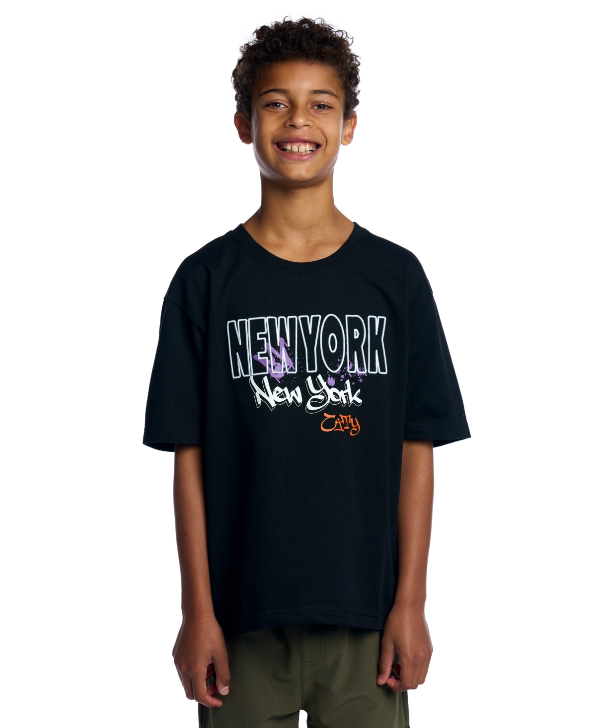 Click here for Sovereign Code Boys 5-20 Graphic T-Shirt - Black prices