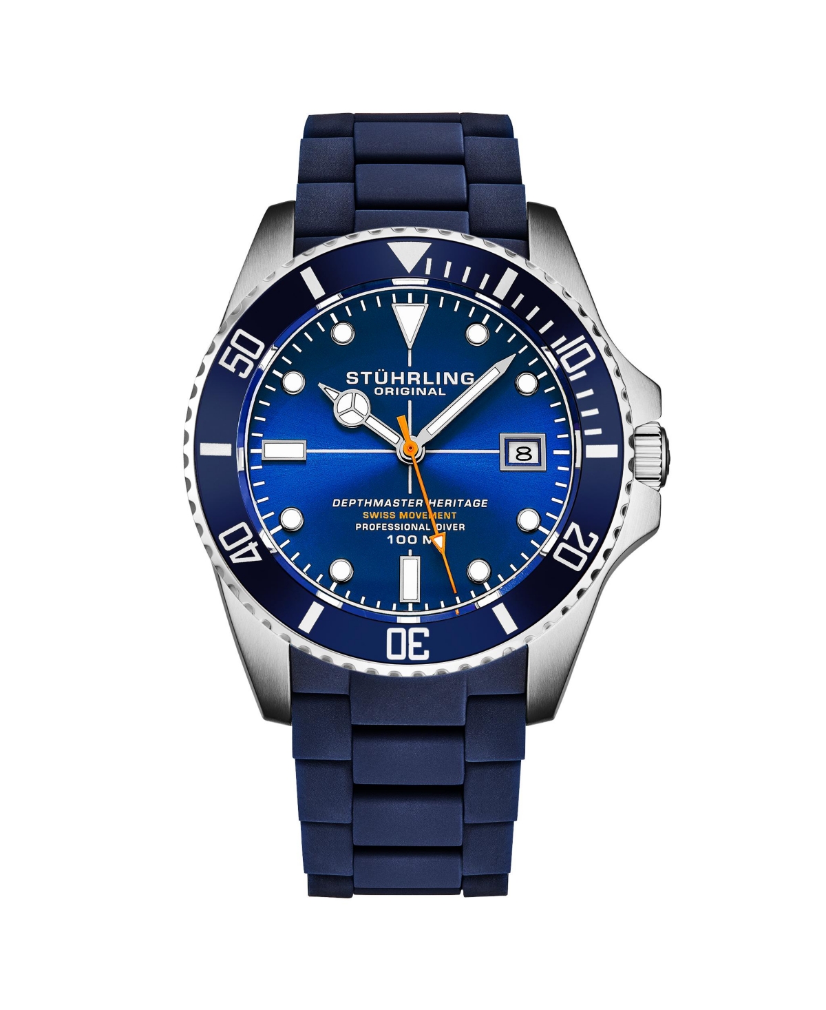 Click here for Stuhrling Depthmaster Heritage 4087 Mens Swiss Qua... prices