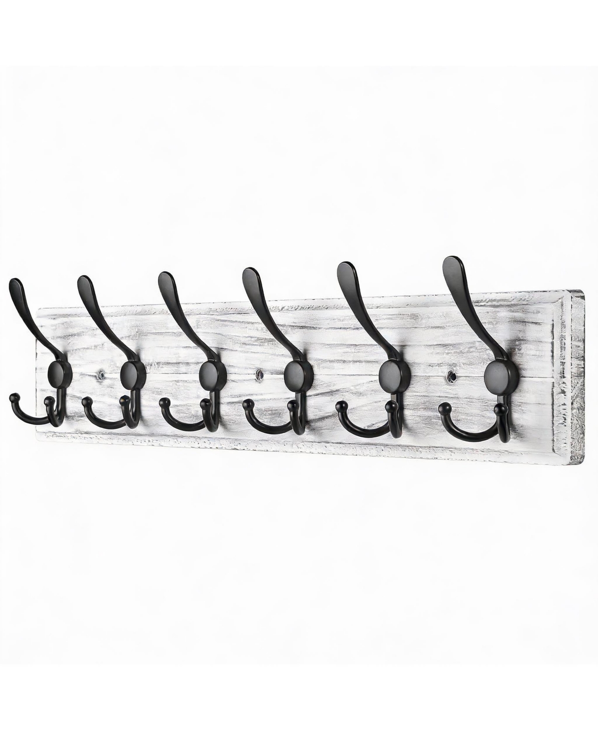 Click here for Yigii Wooden Wall Coat Rack with 8 Hooks for Hats... prices