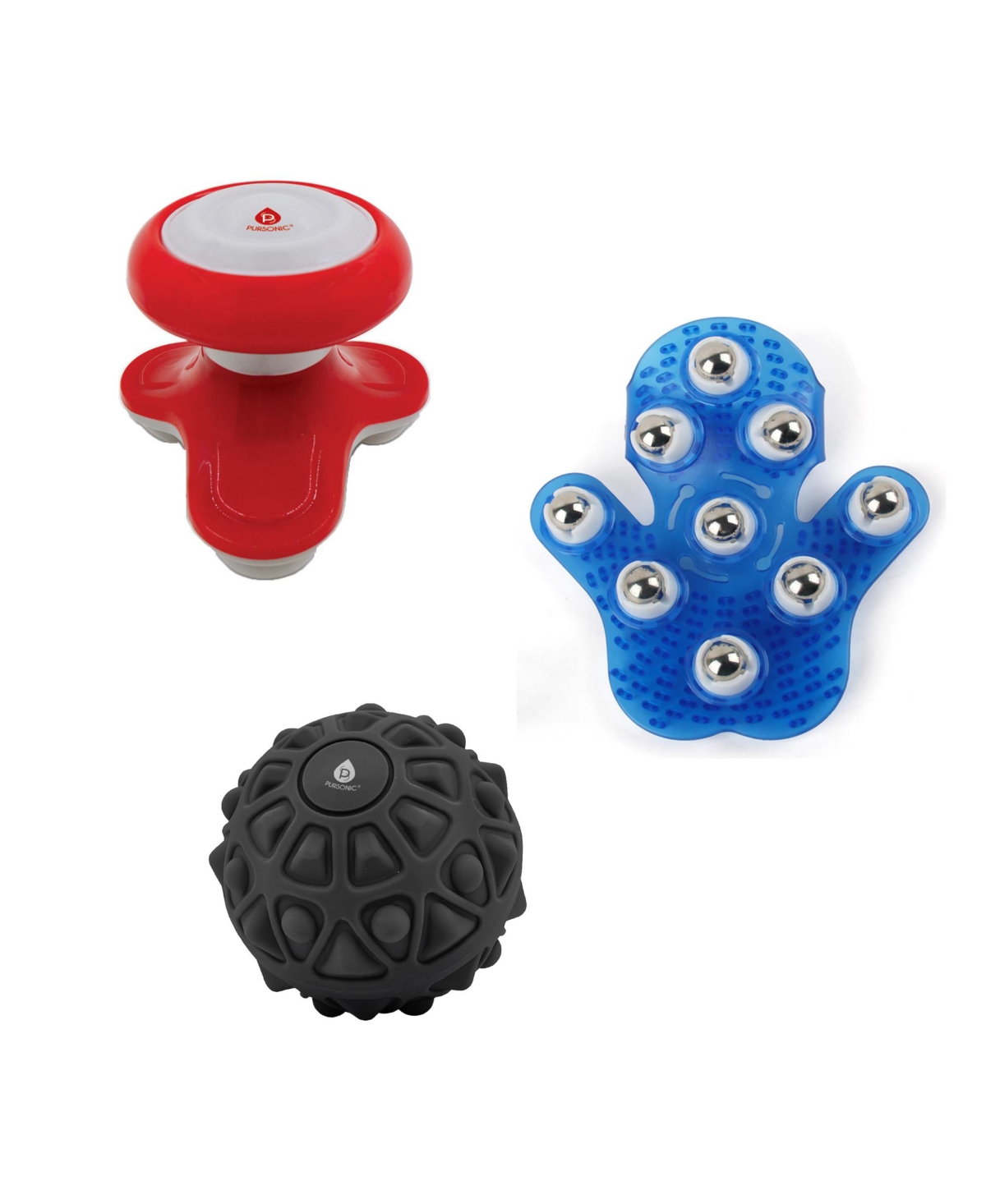 Click here for Pursonic Recovery Trio: Vibrating Massage Ball  Ha... prices