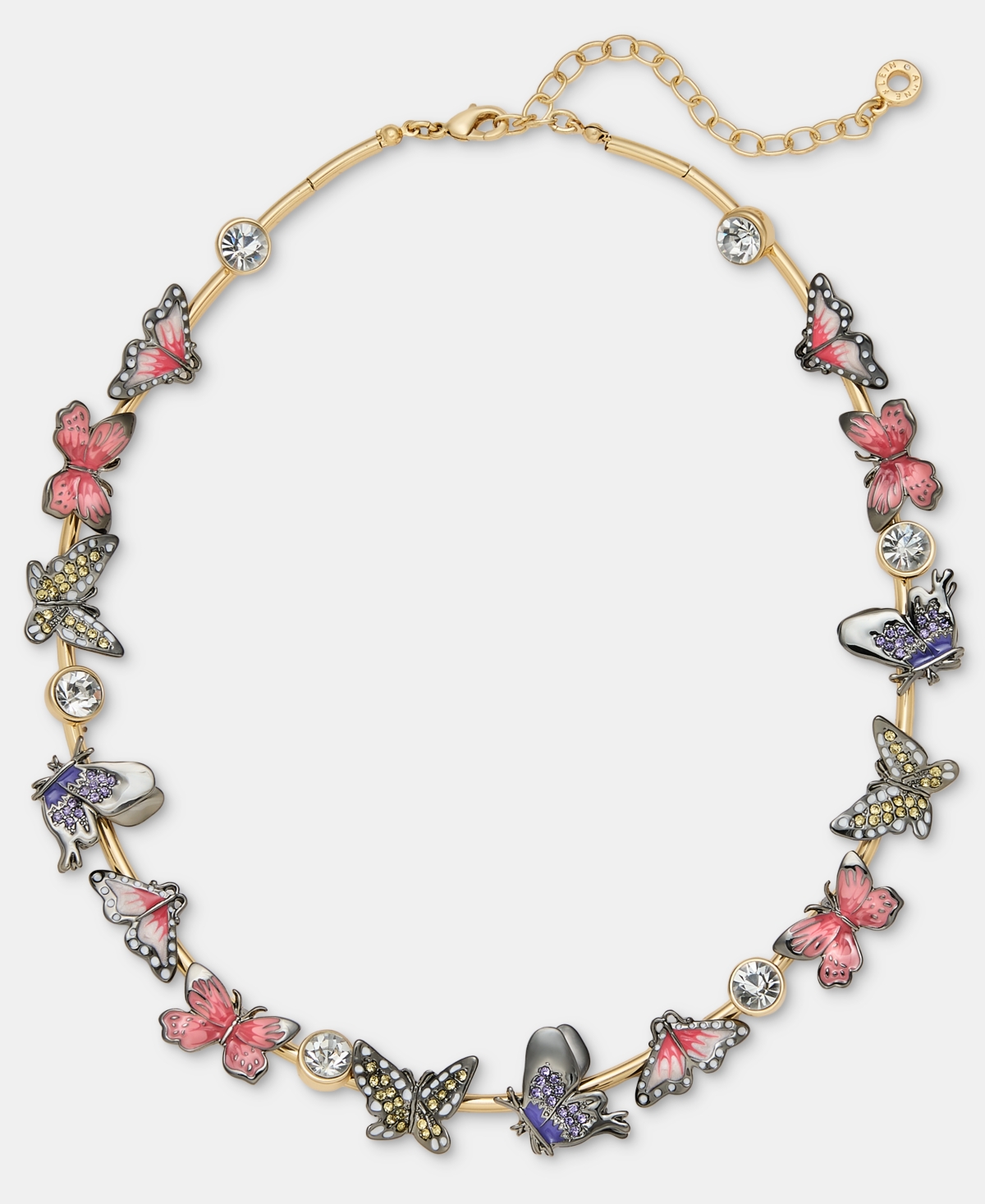 Click here for Anne Klein Crystal Butterfly Collar Necklace  16 +... prices