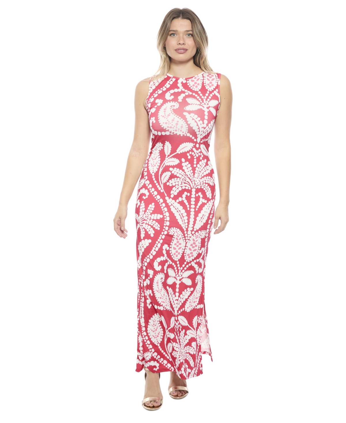 Click here for 24seven Comfort Apparel Womens Paisley Sleeveless... prices