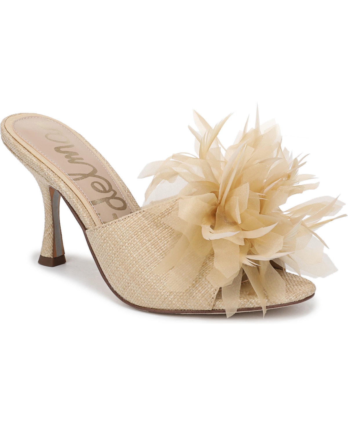 Click here for Sam Edelman Womens Jace Slide Sandals - Light Almo... prices