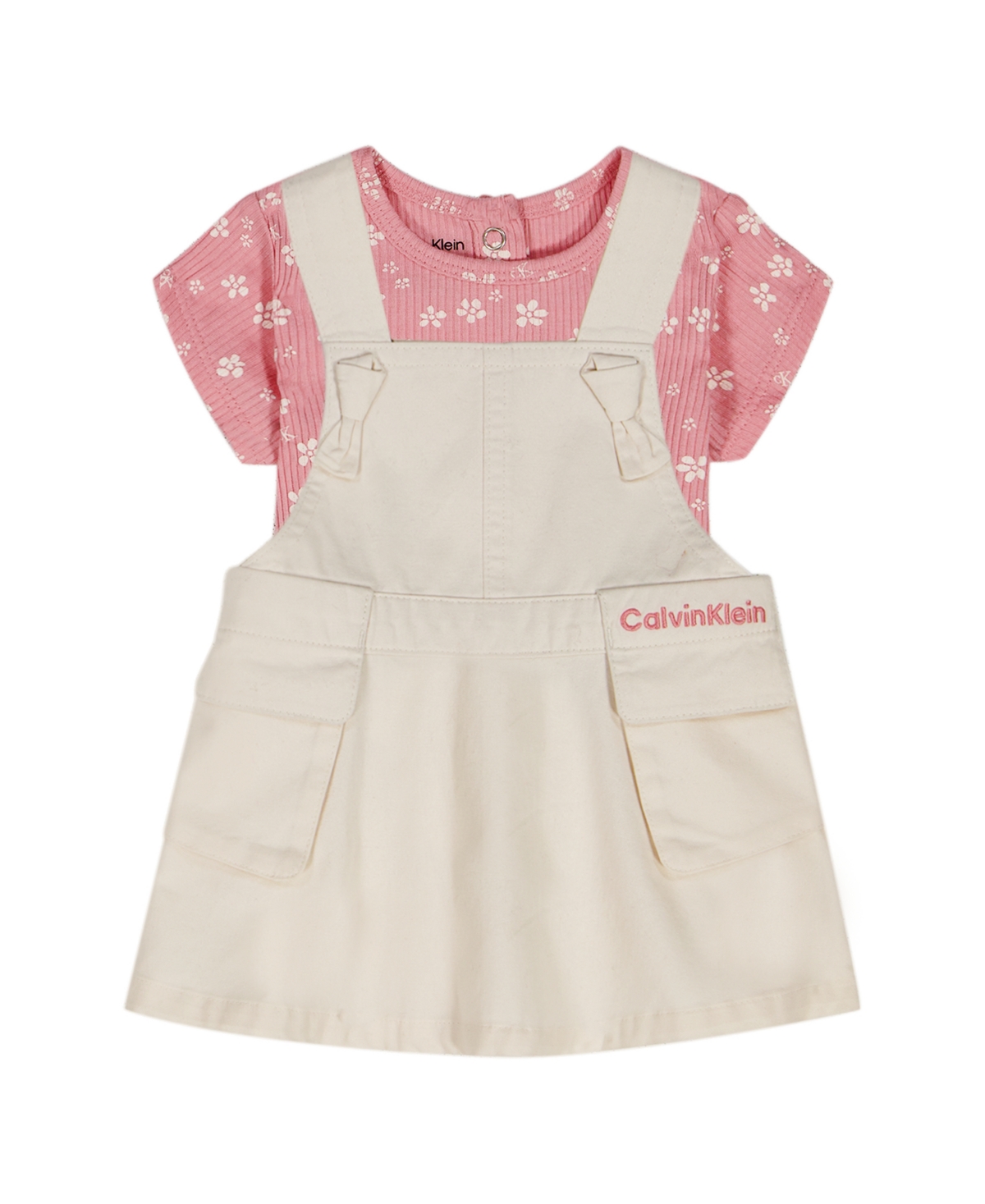 Click here for Calvin Klein Baby Girls Ribbed Printed Bodysuit &... prices