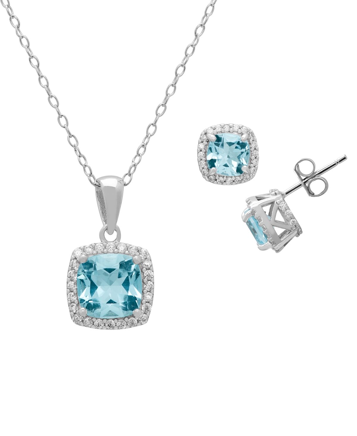 Click here for Macys 2-Piece Lab-Grown Aquamarine (1.54 ct. t.w.)... prices