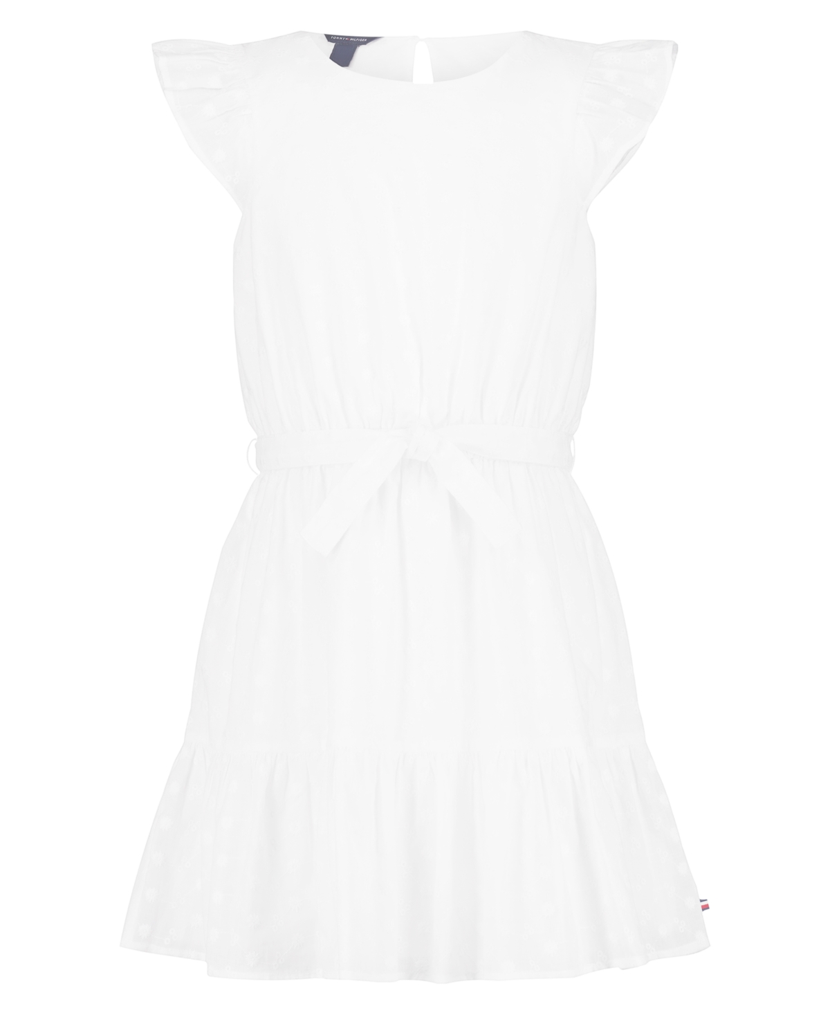 Click here for Tommy Hilfiger Girls 7-16 Lace Asymmetric Tiered D... prices