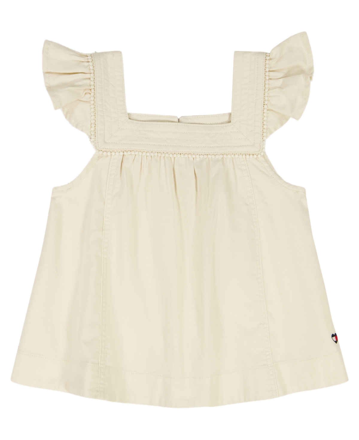 Click here for Tommy Hilfiger Girls 7-16 Twill Ruffle-Sleeve Top... prices