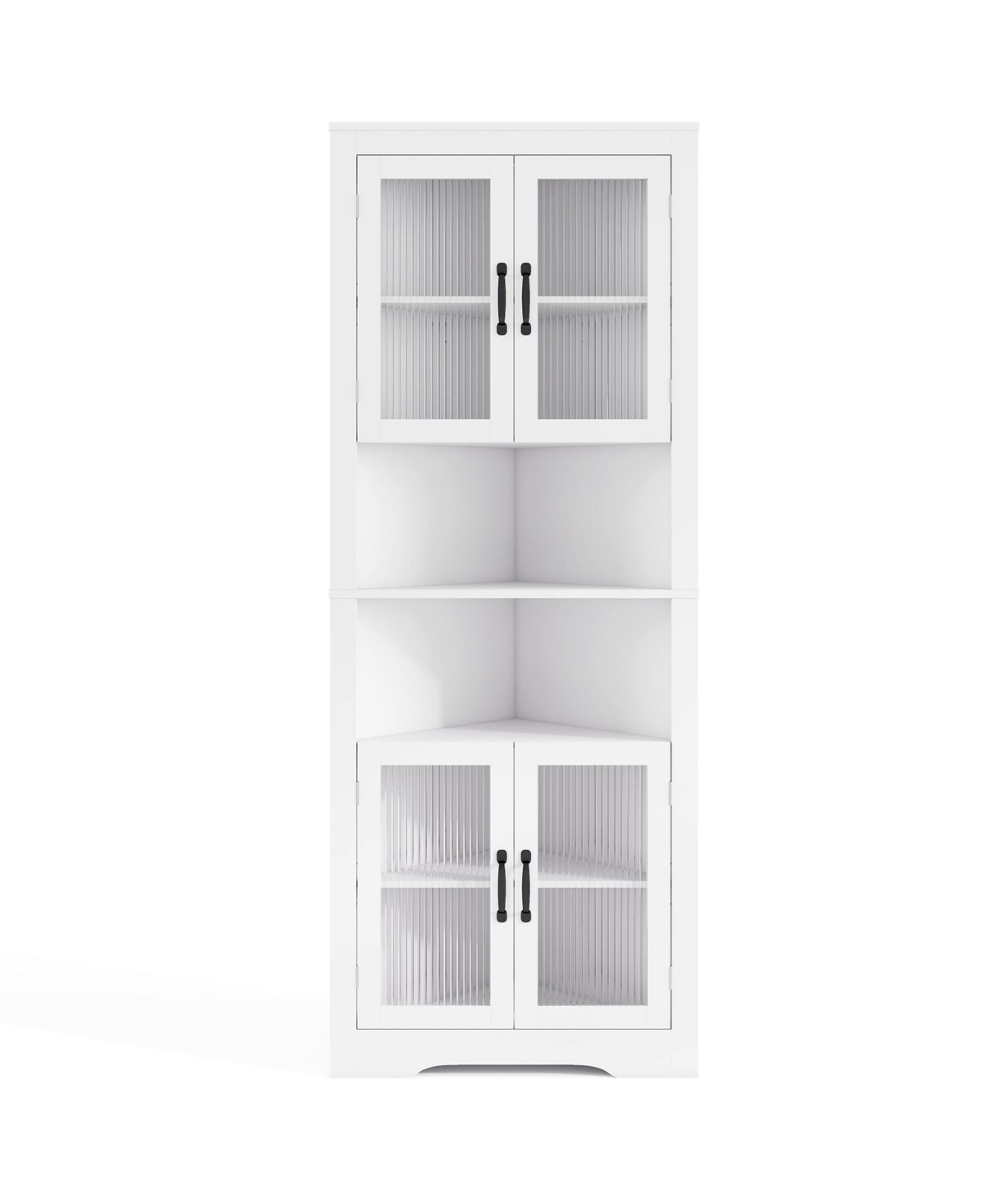 Click here for Slickblue Tall Triangular Corner Buffet Cabinet wi... prices