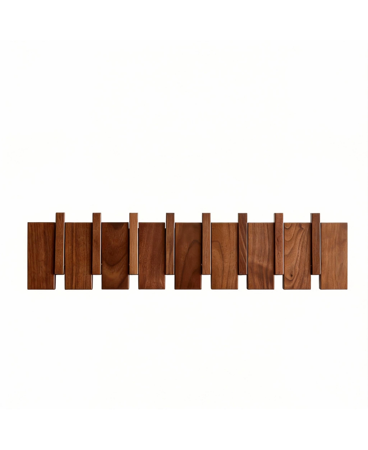 Click here for Yigii Wood Piano Key Style Wall Coat Rack with 8 H... prices