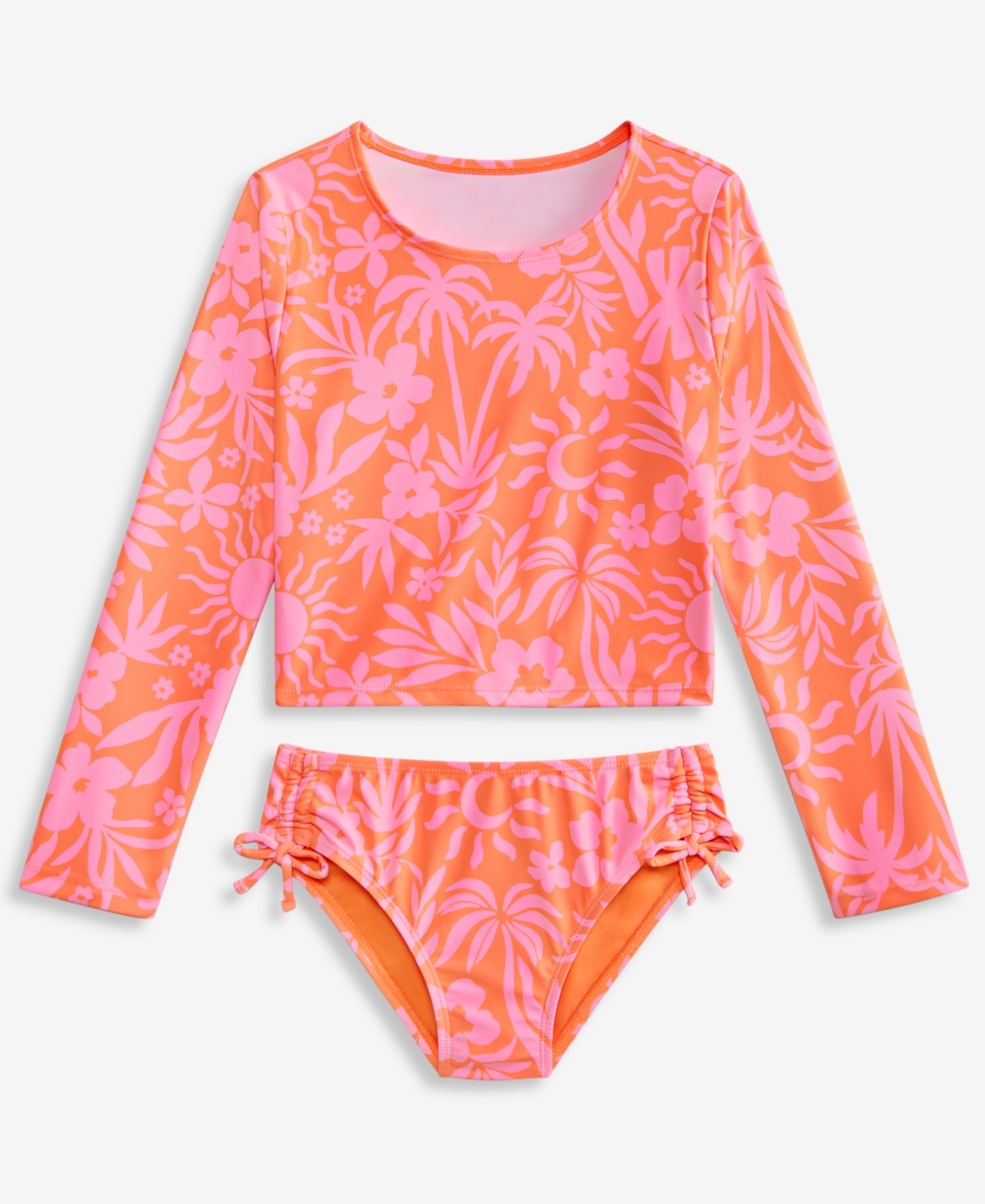 Click here for Breaking Waves Girls 7-16 Tropical-Floral-Print Ba... prices