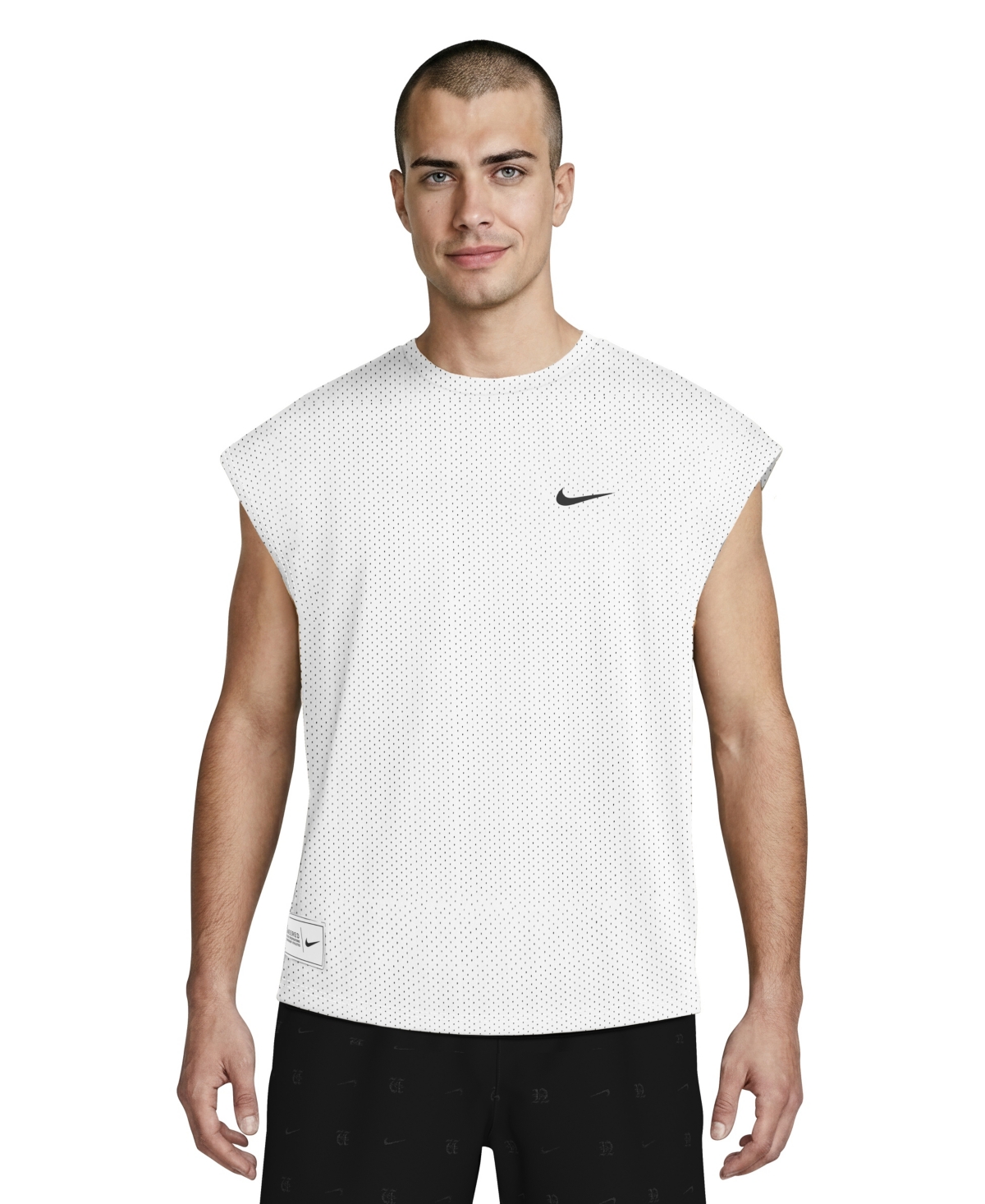 Click here for Nike Mens Cover-Up Swim Crop Top - White prices