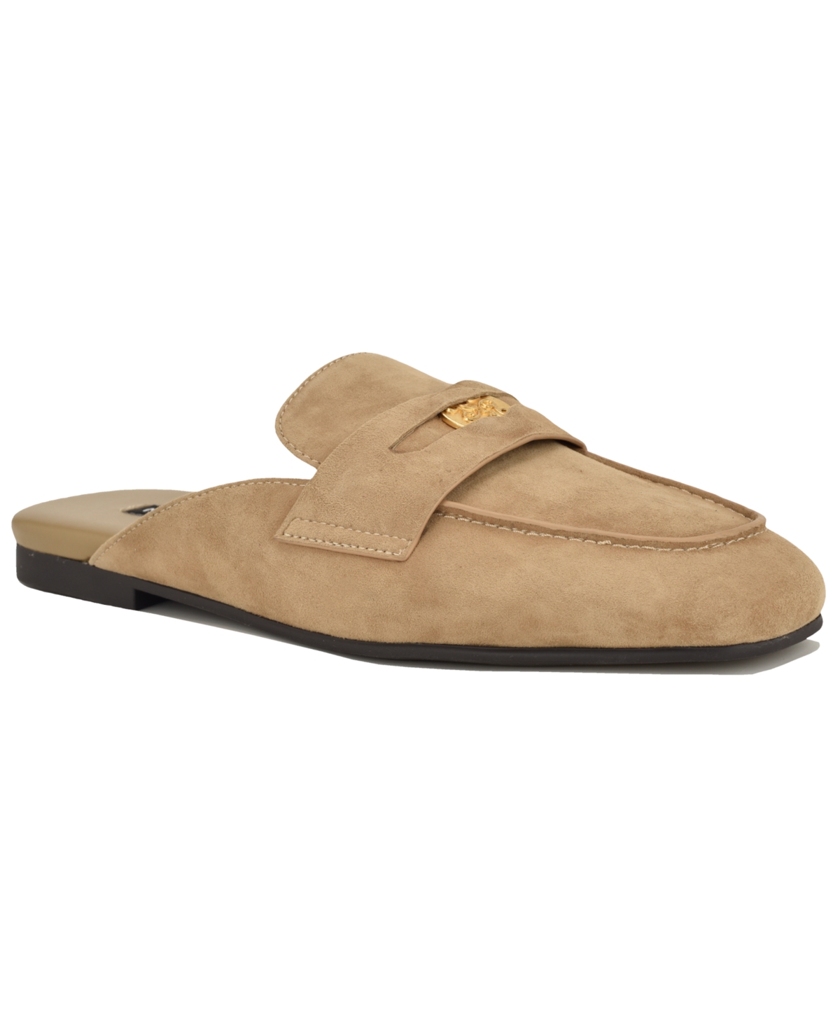 Click here for Nine West Womens Evans Mules Flats - Taupe Suede prices