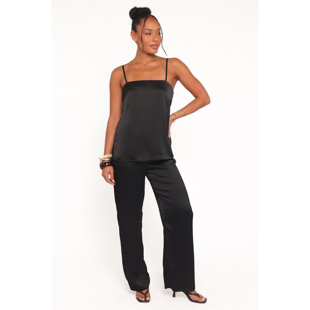 Click here for Petal and Pup Womens Selena Pant Set - Black prices