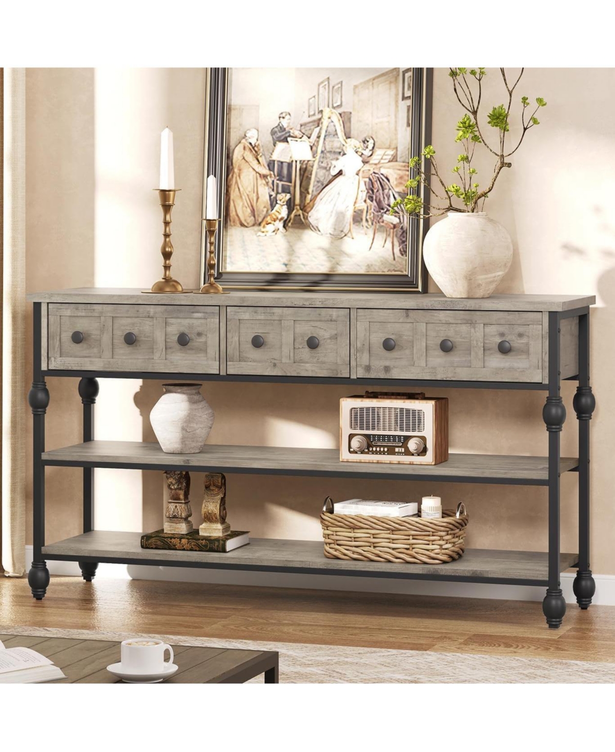 Click here for Gaomon 41 Entryway Table  Console Table with 2 Sto... prices