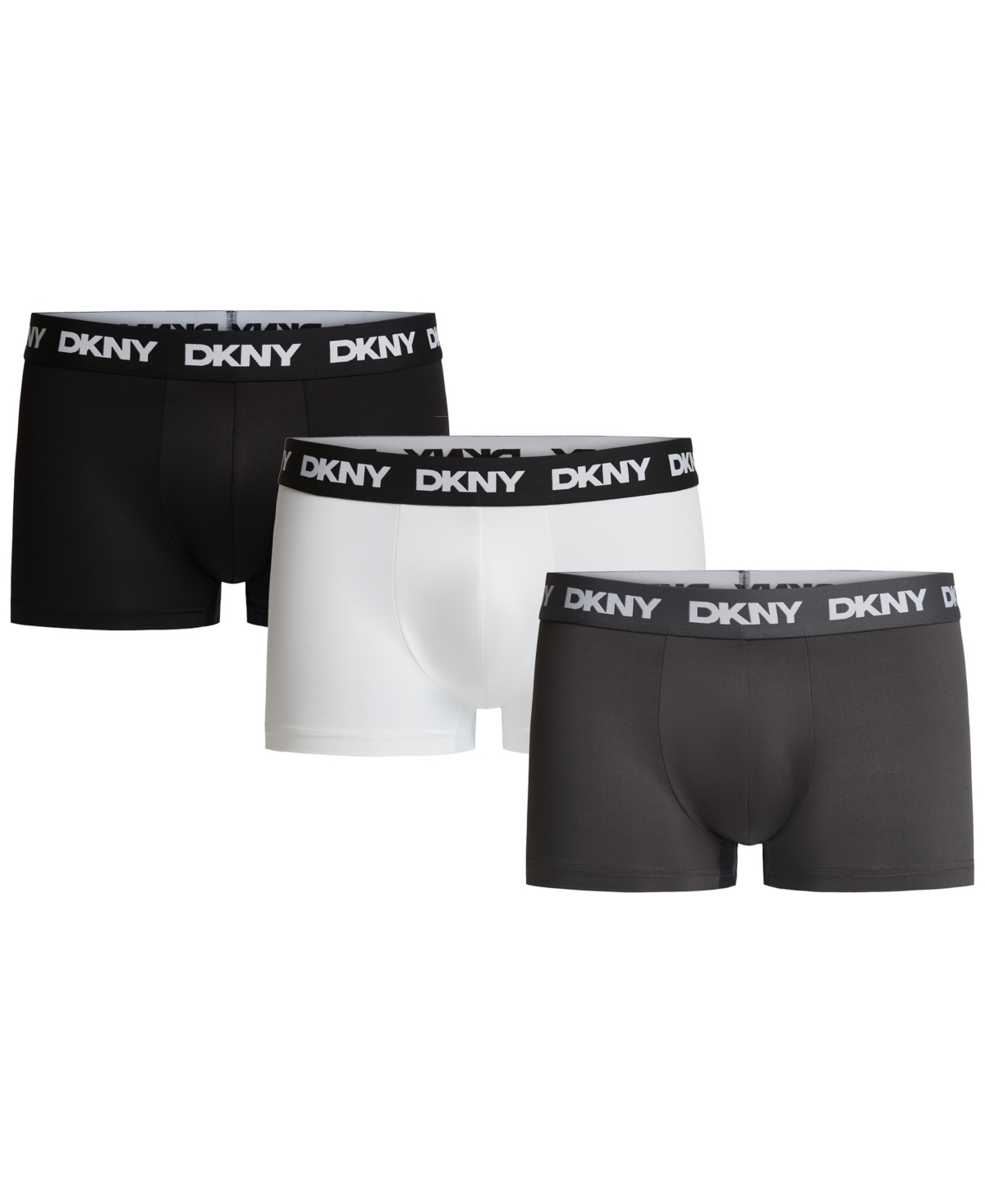 Click here for Dkny Mens Flex Microfiber Trunk Briefs  3-Pack - B... prices